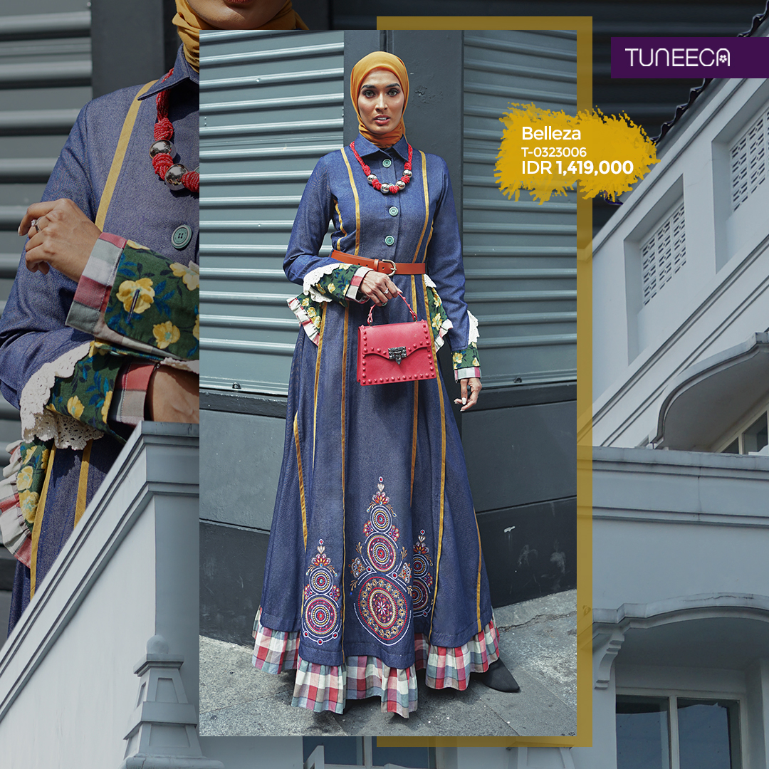 Tampil Elegan Dengan Koleksi Gamis Nyentrik Dari Tuneeca - Tuneeca Blog