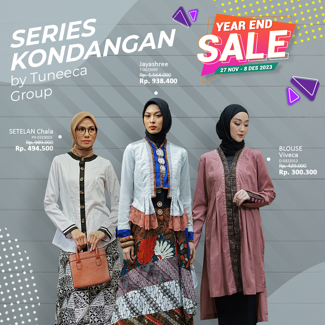 Series Kondangan by Tuneeca Group - Tuneeca Blog %Model Gamis Batik